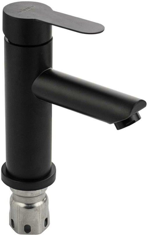 MAGNUS 9449 Смеситель на раковину, литой корпус чёрный, из нержавеющей стали марки 304