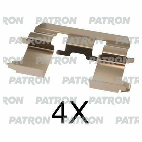 Комплект монтажный тормозных колодок Patron PSRK1167 для Chevrolet Matiz, Spark; Daewoo Lanos, Matiz