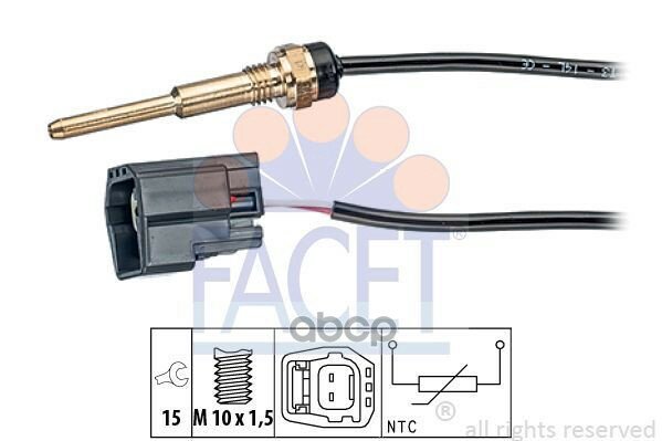 Датчик температуры CITROEN JUMPER III 2.2 HDi 100 Facet арт. 73289