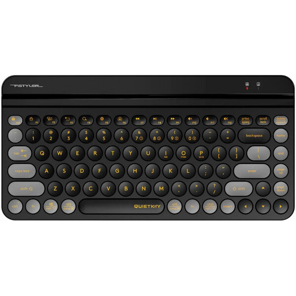 Клавиатура беспроводная A4Tech Fstyler FBK30 черный/серый USB BT/Radio slim Multimedia
