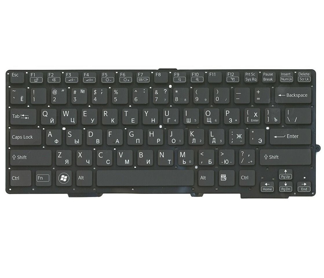 Клавиатура для ноутбука Sony Vaio SVS1312E3RW. RU3