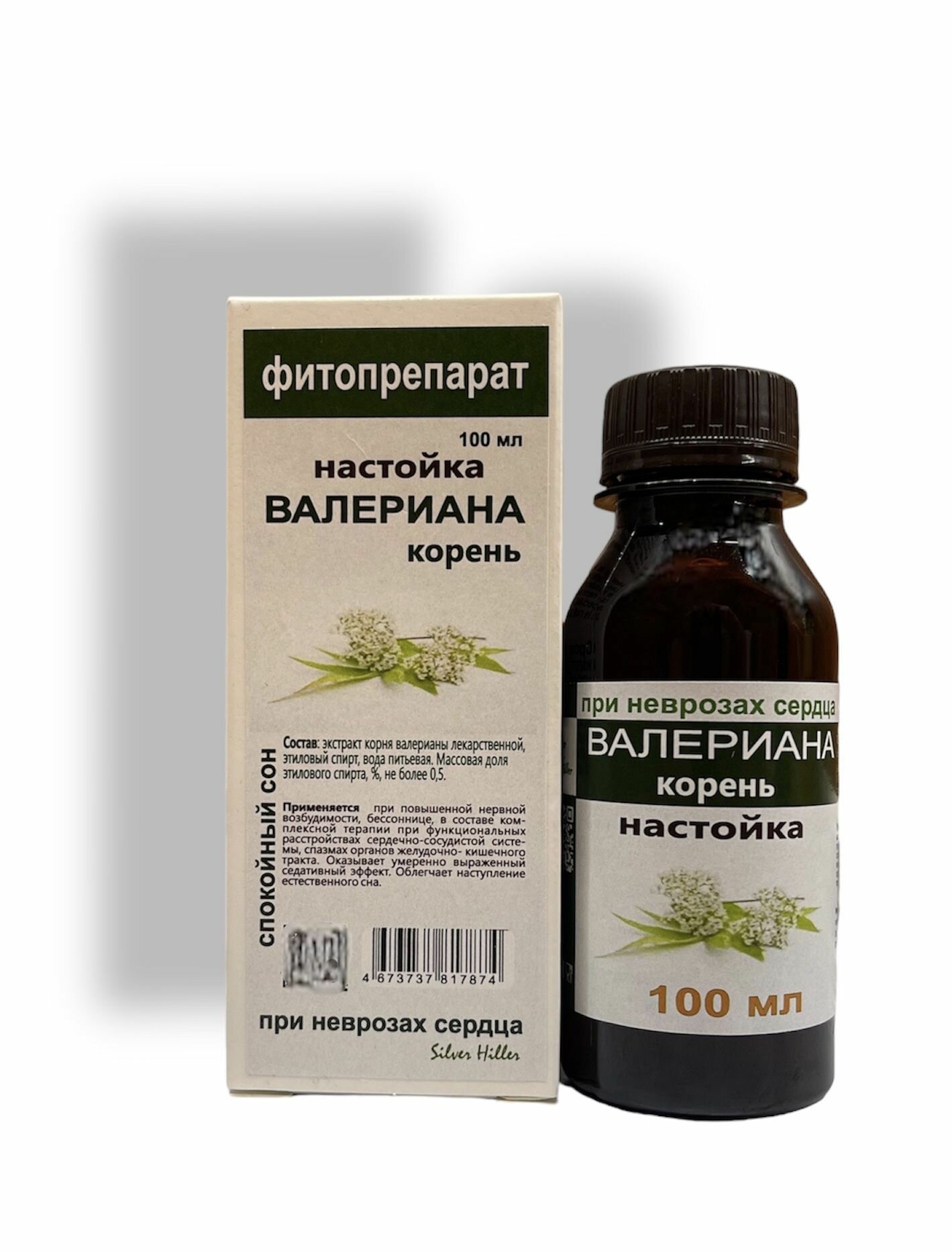 Silver Hiller. Валерианы настойка, 100 мл