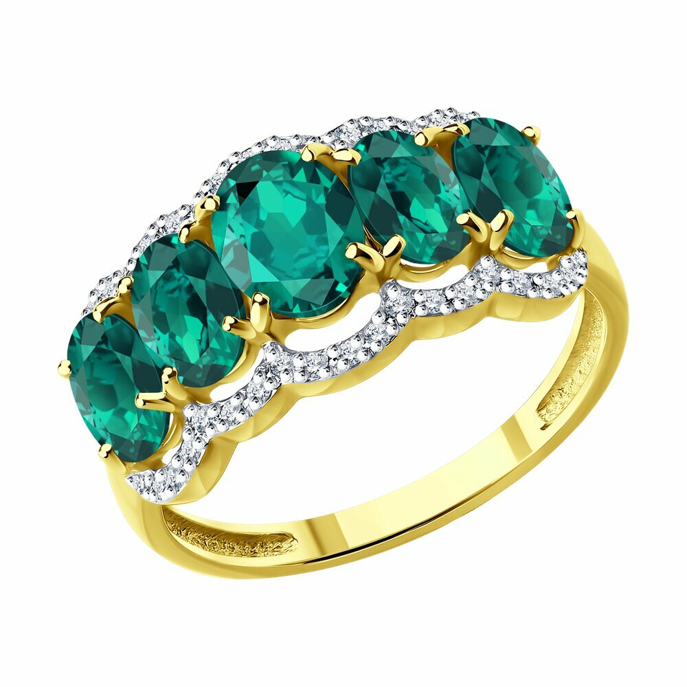 Кольцо, желтое золото, 585 проба