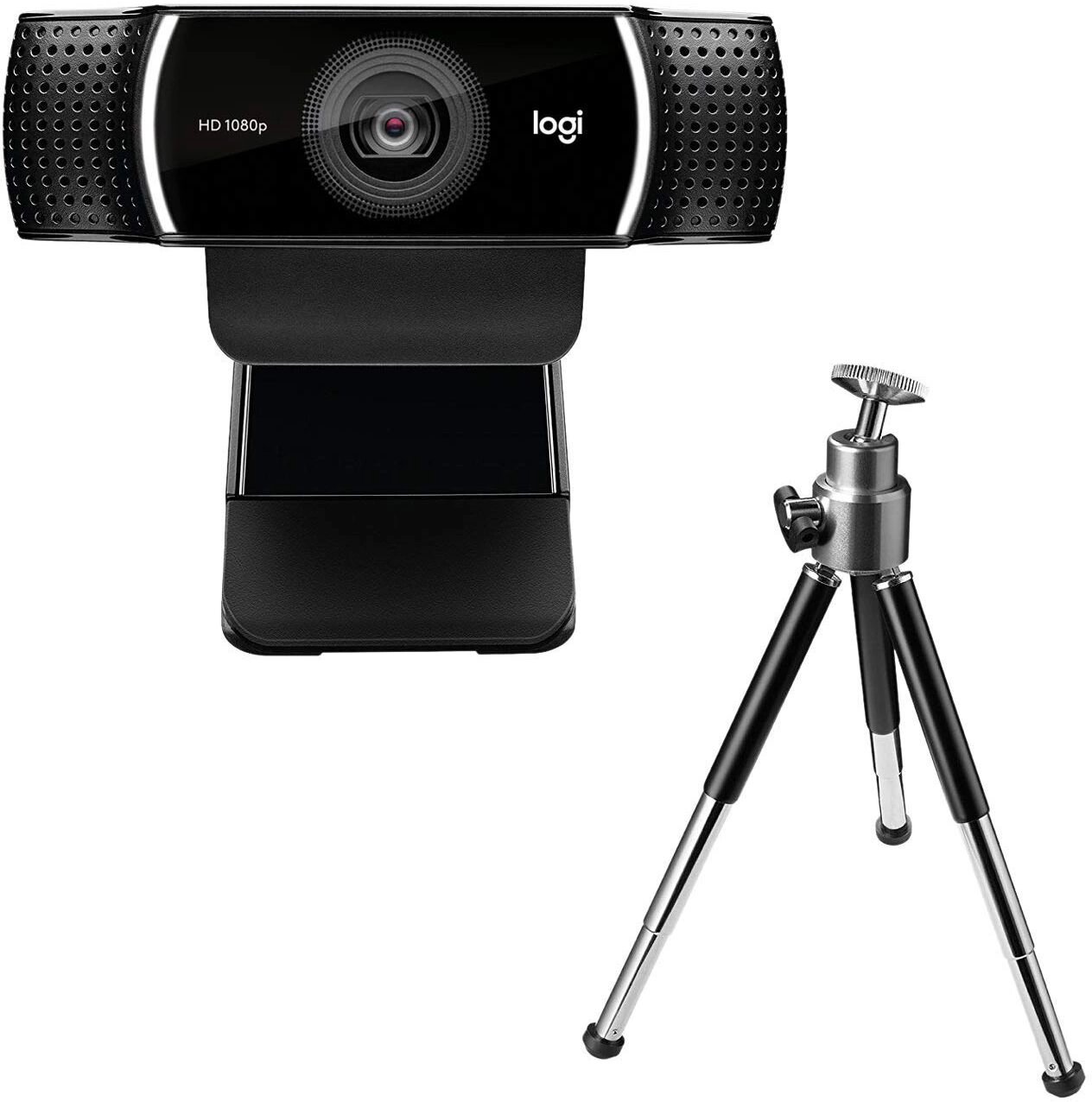 Камера Web LOGITECH Pro Stream C922 черная 3Mpix 1920x1080 USB2.0 с микрофоном 960-001089