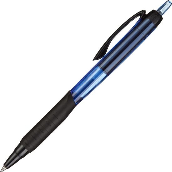 Ручка шариковая Uni автоматическая "Jetstream SXN-101-07", синяя, 0,7мм, грип