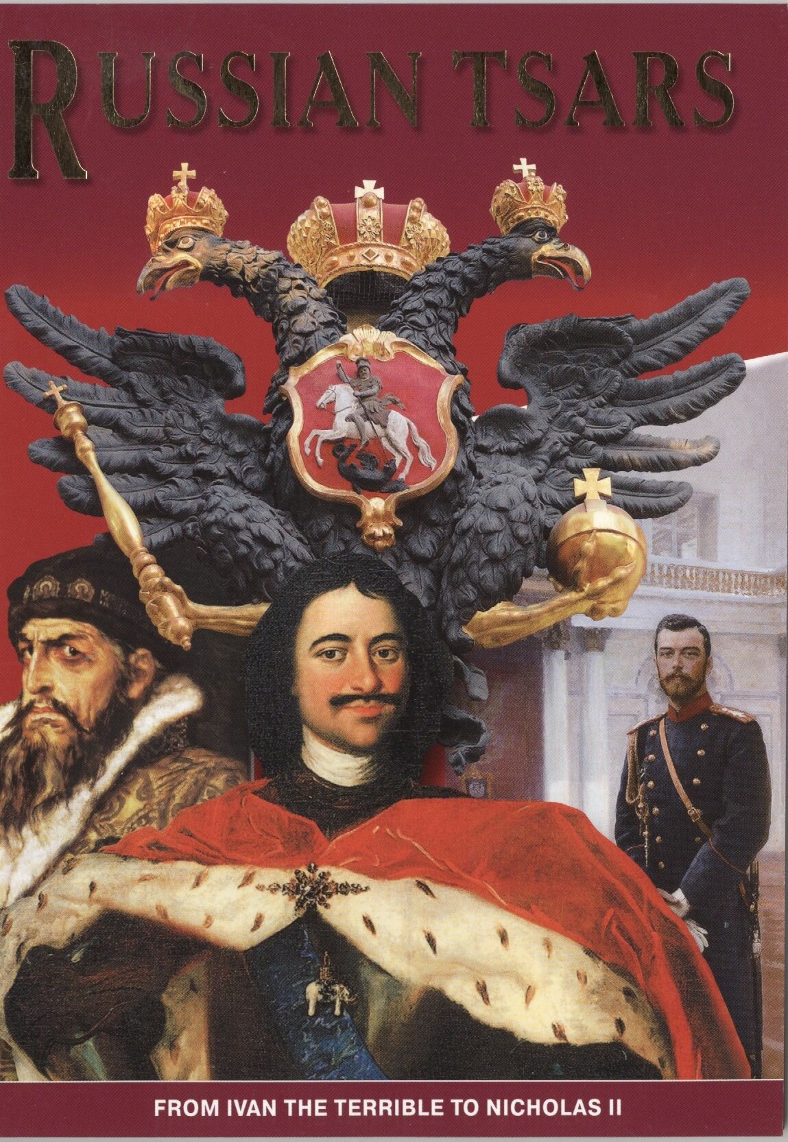 Минибуклет Русские цари 32 стр. англ. яз.