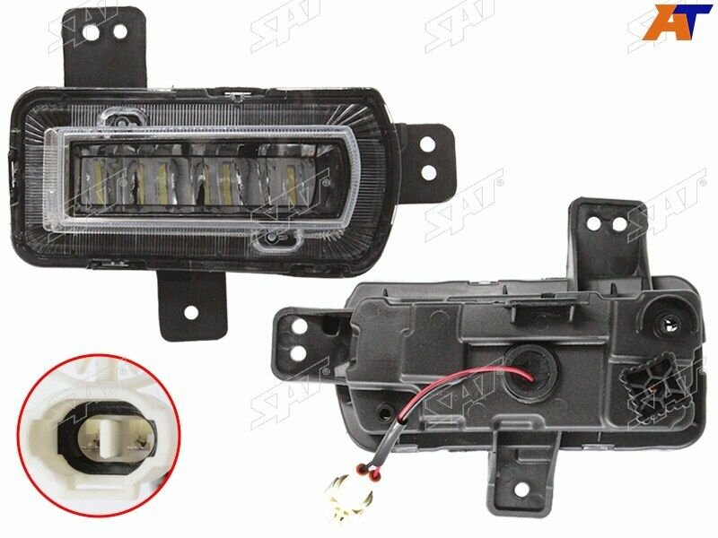 . SAT Фара противотуманная для GEELY COOLRAY 18- правая