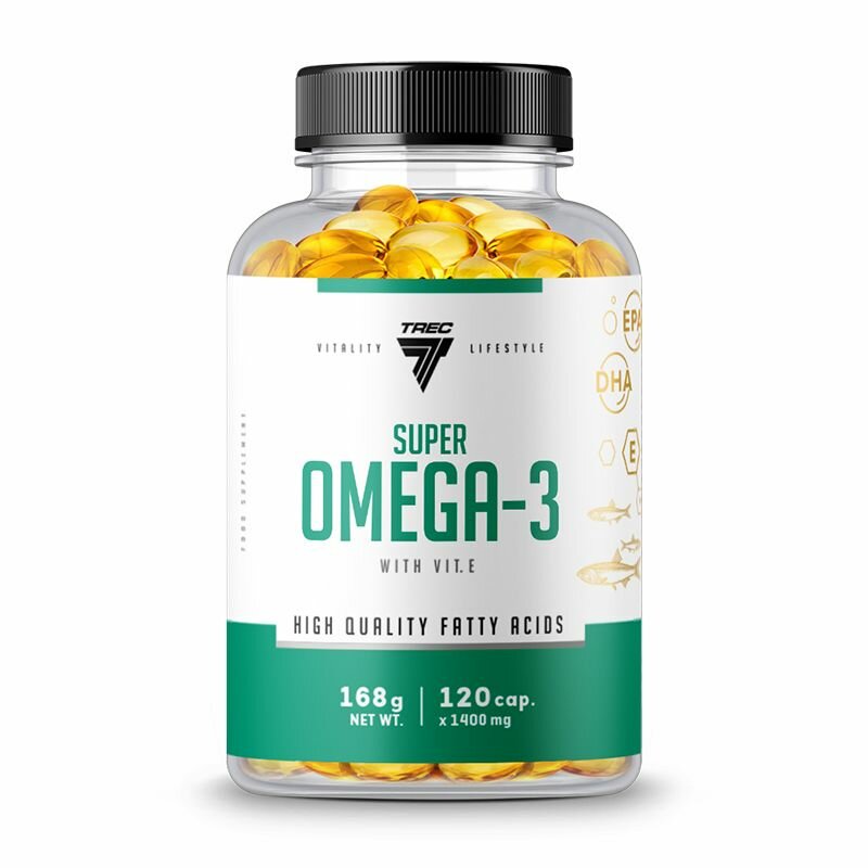 Омега 3 Trec Nutrition Super Omega-3, 120 капс