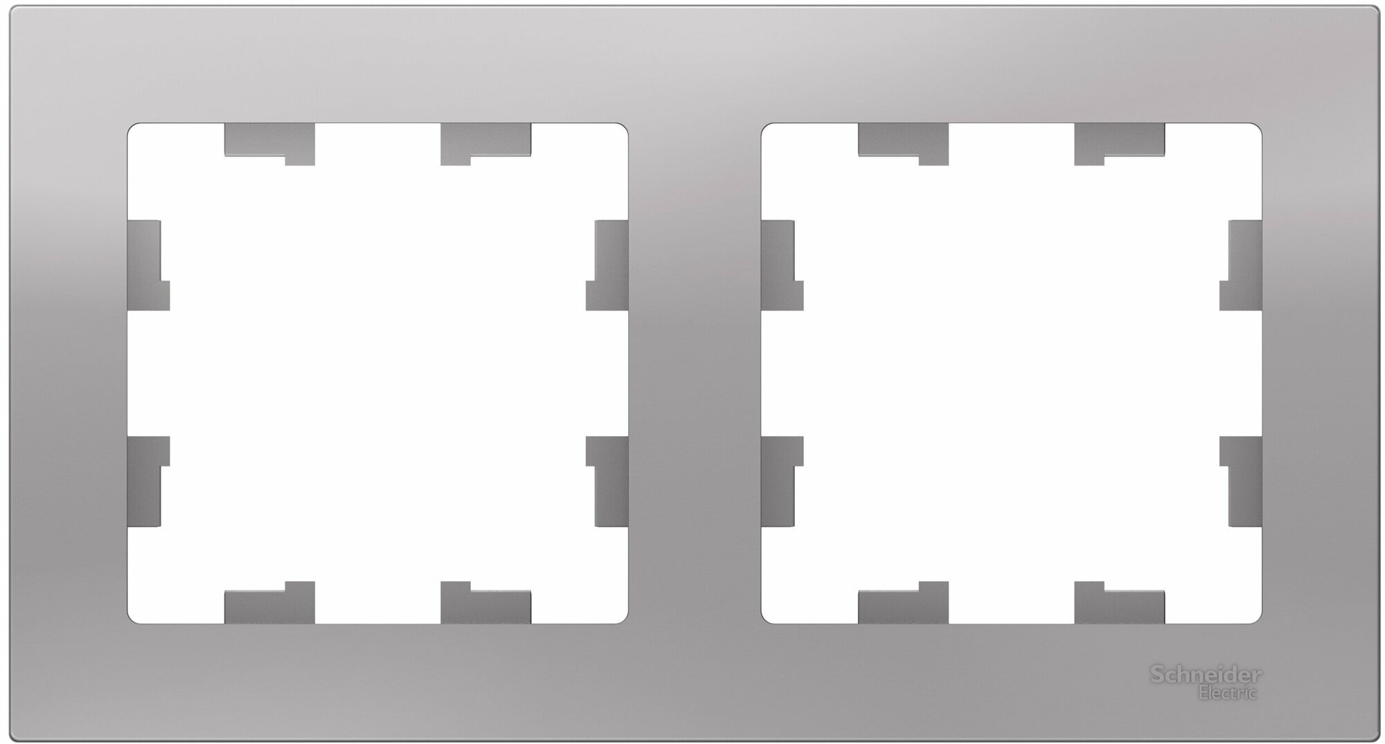 Systeme Electric AtlasDesign Алюминий Рамка 2-ая, универсальная ATN000302 2шт