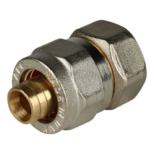 STOUT металлопластиковый обжимной соединитель ВР 1/2х16 для кабельно-проводниковых сетей