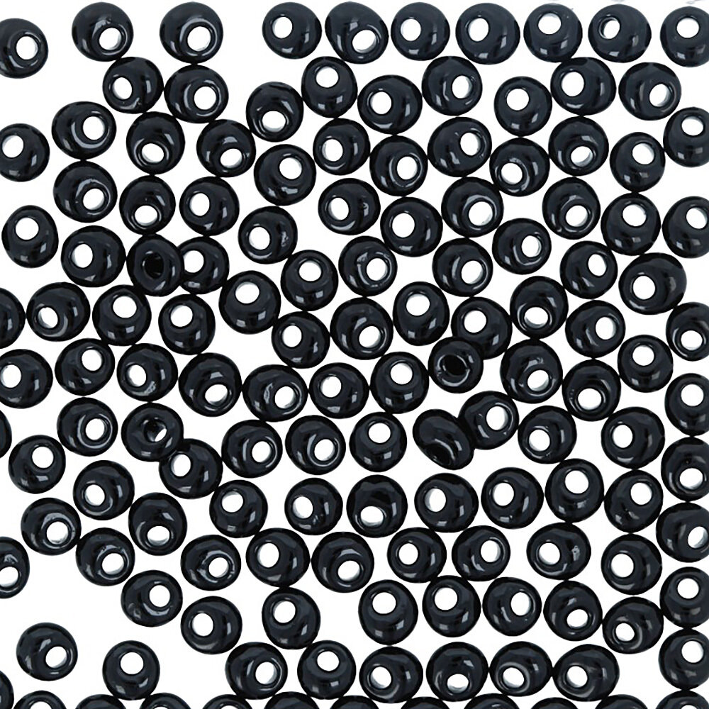 Бисер Япония "TOHO" MAGATAMA №1 3 мм 5 х 5 г №0049 черный