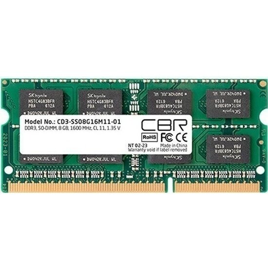 Оперативная память SO-DIMM Cbr 8GB DDR3-1600 (CD3-SS08G16M11-01)