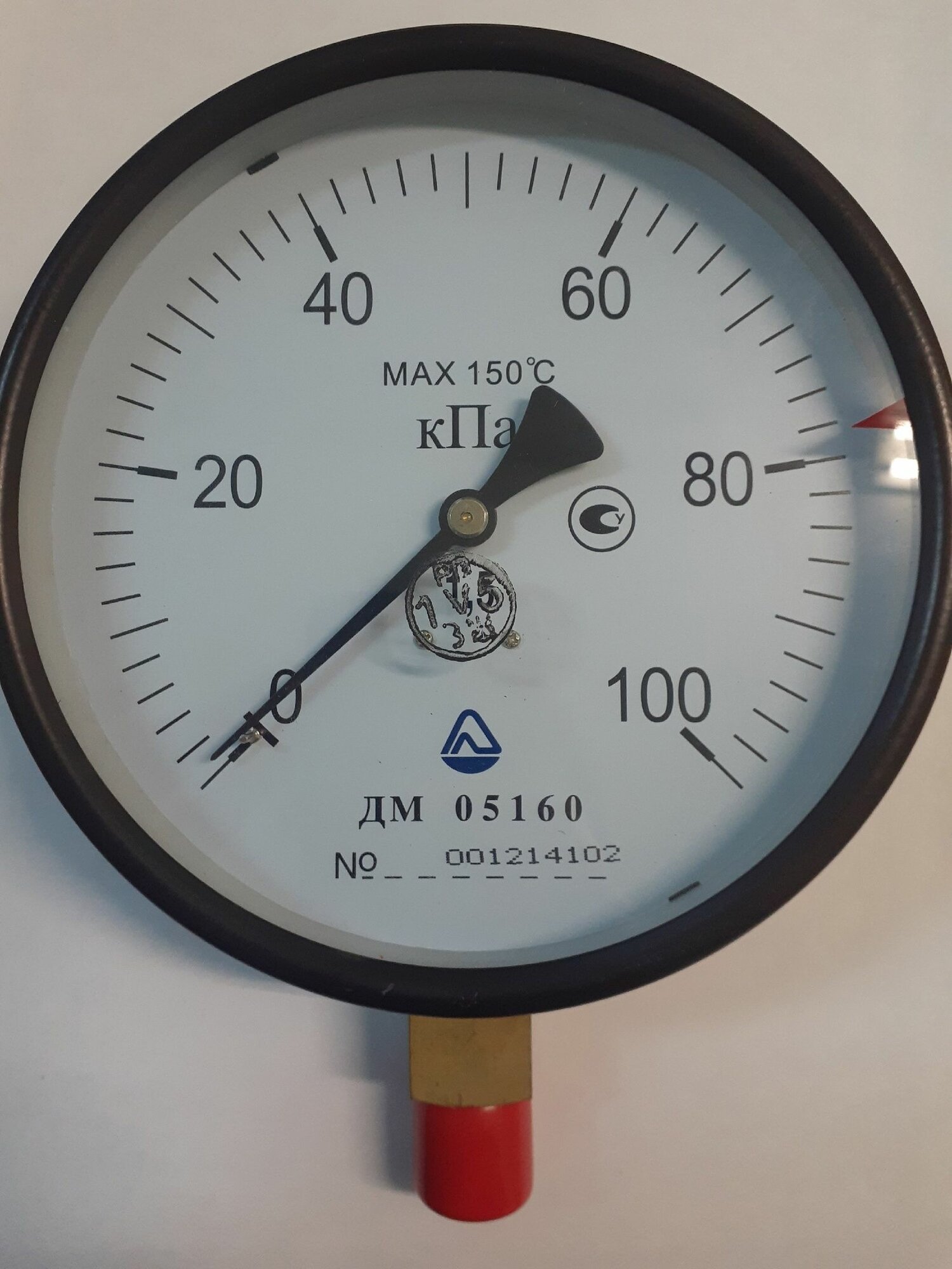 Манометр ДМ 05160 (0 . 100 кПа) 1,5 М20 - 2015г.