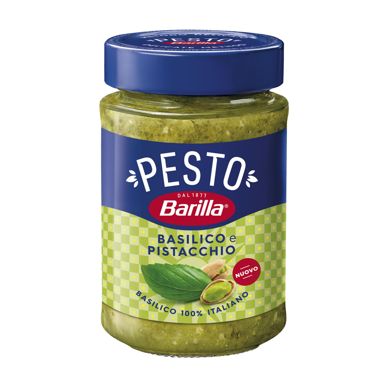 Соус для пасты BARILLA Pesto Basilico e Pistacchio, c базиликом и фисташками, 190г
