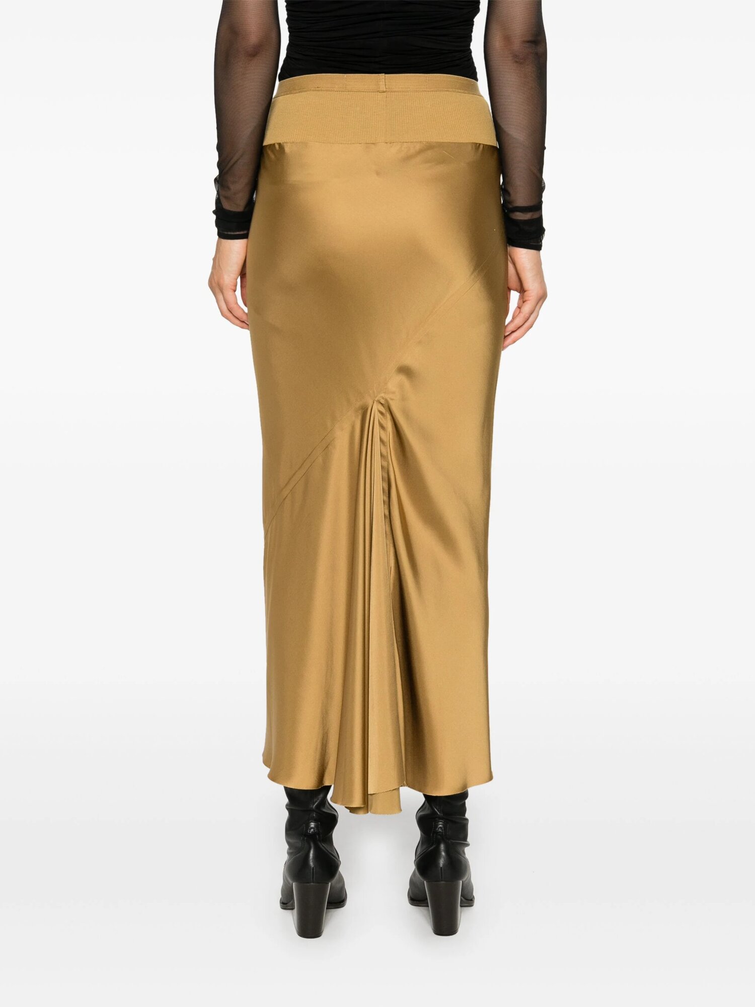 Юбка Rick Owens Calf Bias, размер 44, yellow — фото 1