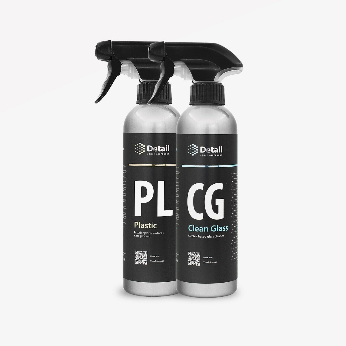 Detail Набор для салона PL Plastic + СG "Clean Glass" 500мл