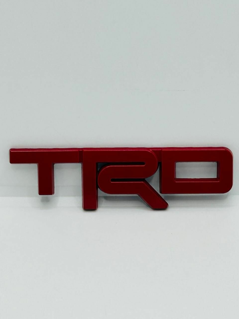 Эмблема Наклейка значок на автомобиль TRD Красный