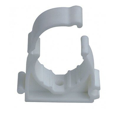 Клипса с защелкой (ремешком) для крепления ППР труб 20