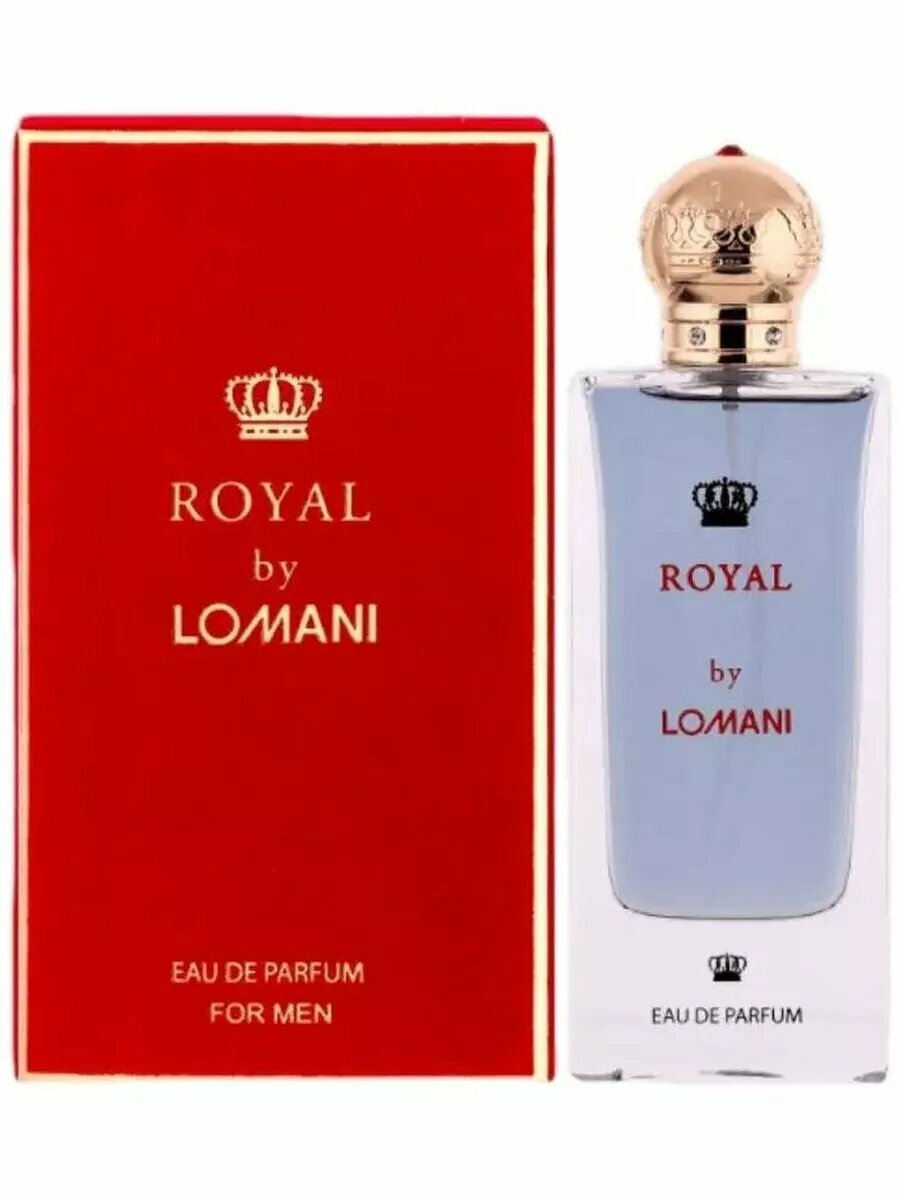 Парфюмерная вода Lomani "Royal", мужская, аромат цитрусовый древесный, 90мл