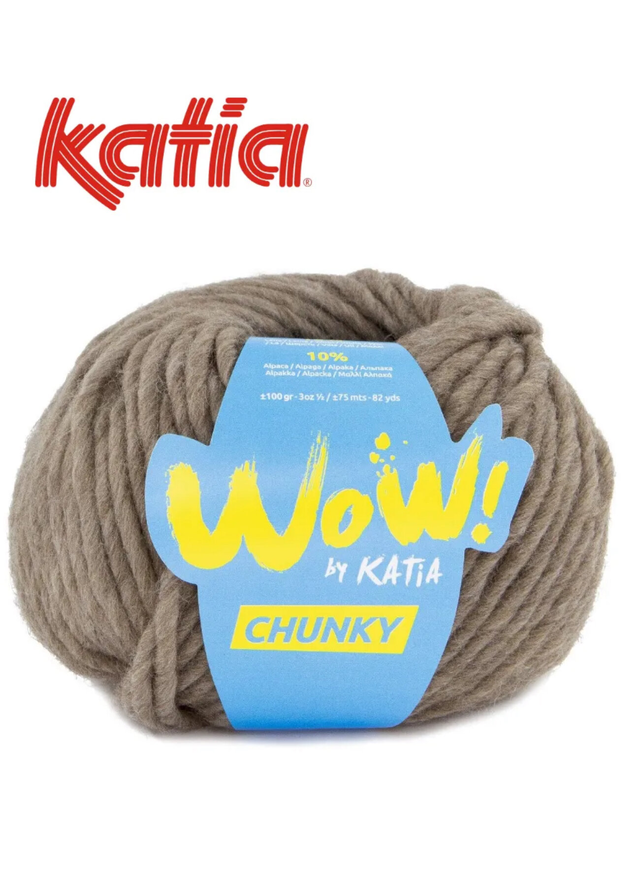 Пряжа для вязания Katia Wow-Chunky 54, 1 моток