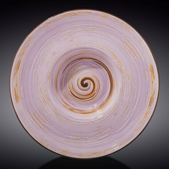 Тарелка Wilmax England глубокая 27 см SPIRAL фарфор лавандовый цвет
