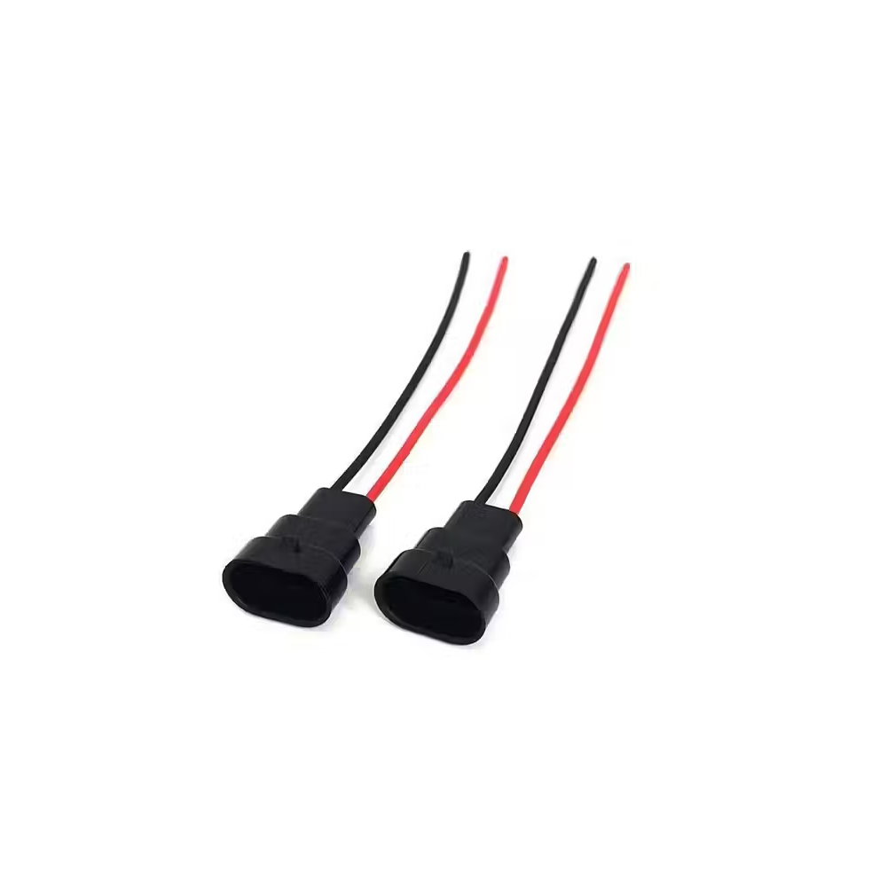 Разъем-штекер (ответная фишка) под лампу HB4/HB3 с проводами (2 шт.)