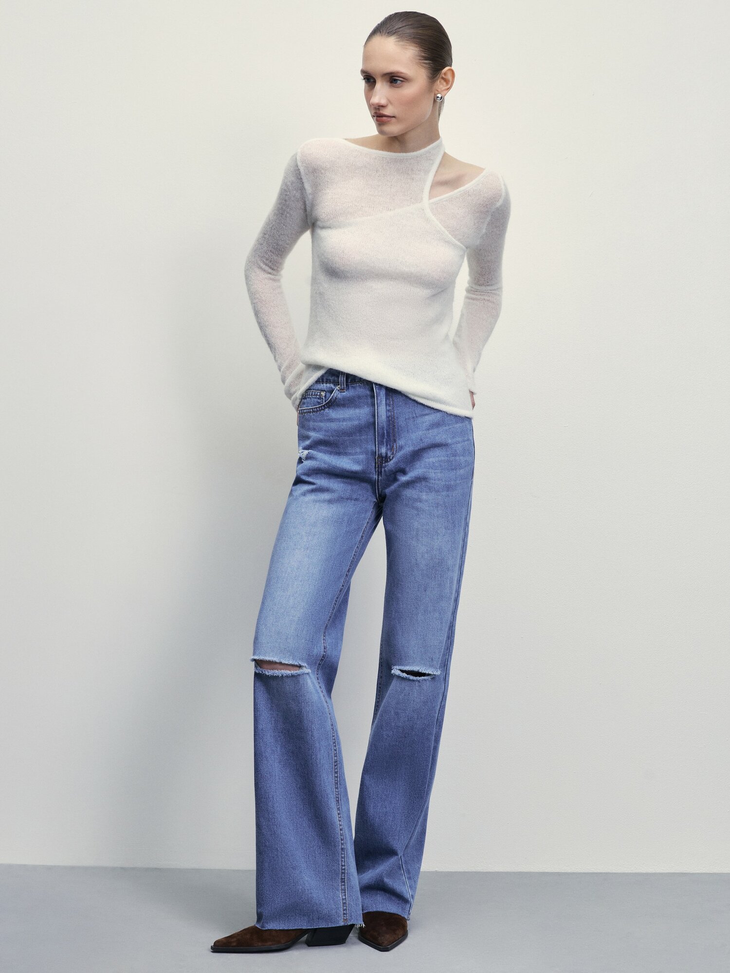 Джинсы straight 