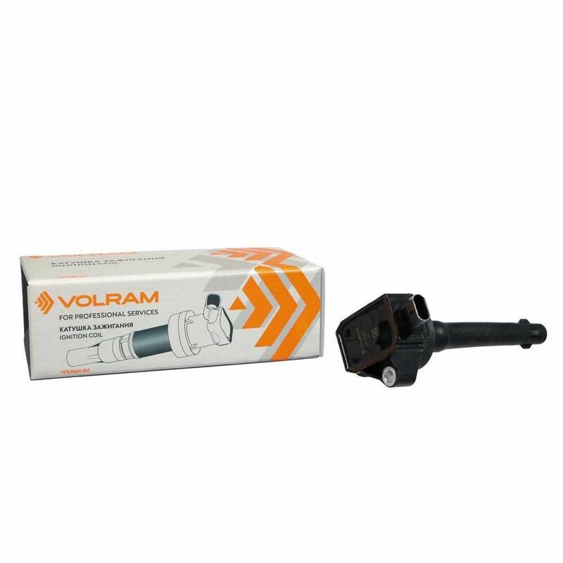 Катушка зажигания VOLRAM для а/м ГАЗ 31105, 3302, 2217; УАЗ 3163, 3303, VOLRAM VR25121