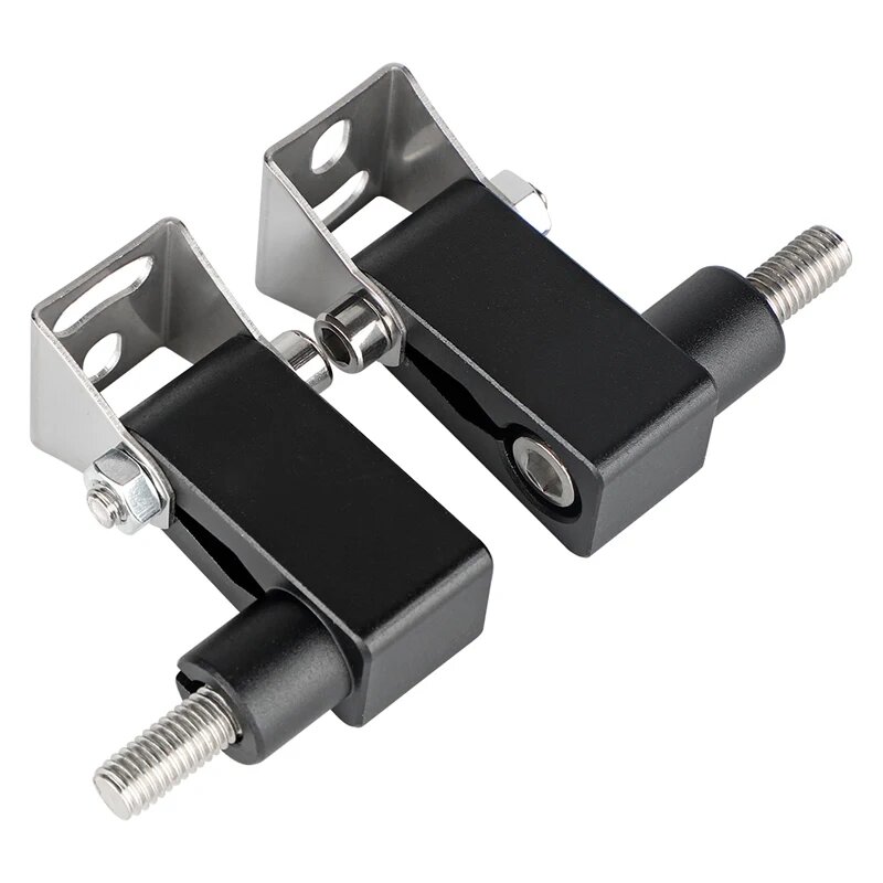 2 шт, кронштейны для прожекторов для мотоцикла M6 M8, вспомогательные светодиодные противотуманные фары, держатель вилки, держатель фар с ЧПУ, аксессуары для кафе Racer