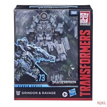 Трансформеры игрушки Hasbro Transformers Toys Studio Series SS73 Leader Transformers: Revenge of the Fallen Grindor and Ravage (21.59cm) F0716