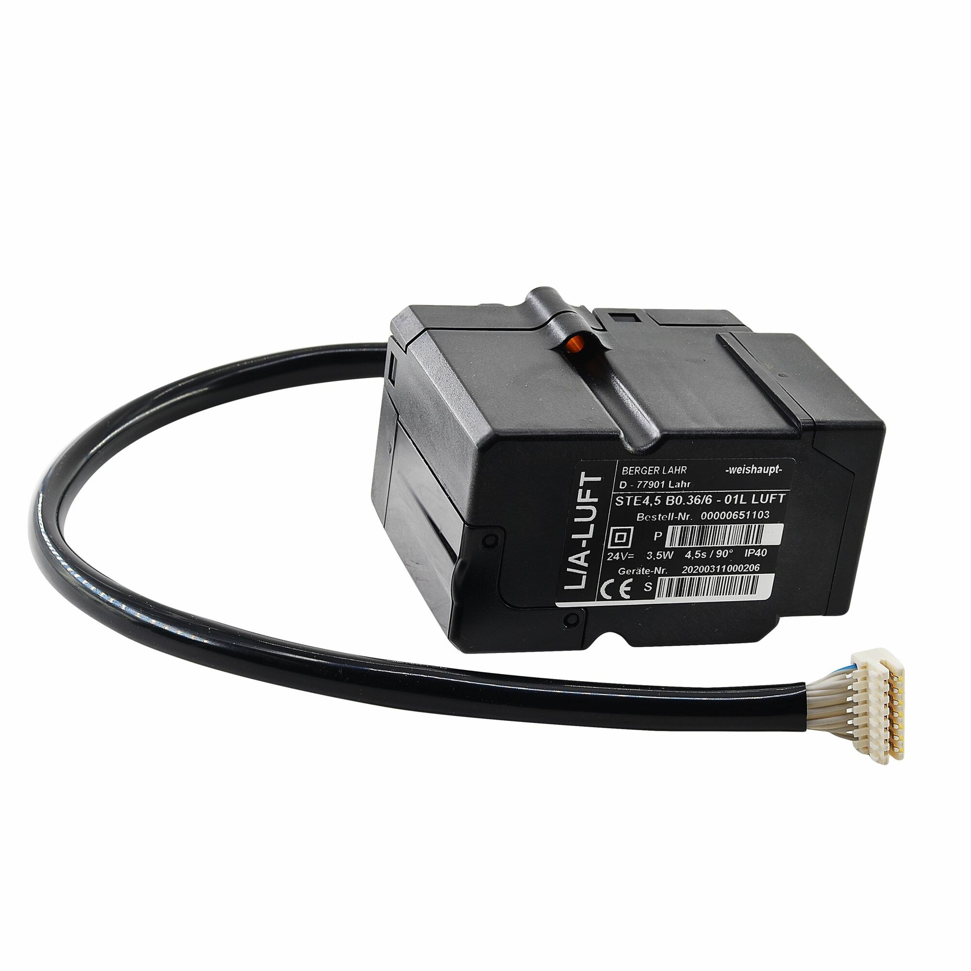 Сервопривод для воздуха STE 4,5 24V B036/6-01LA (Воздух) для горелок WG 10/20/30/40, WL 30/40 We651103