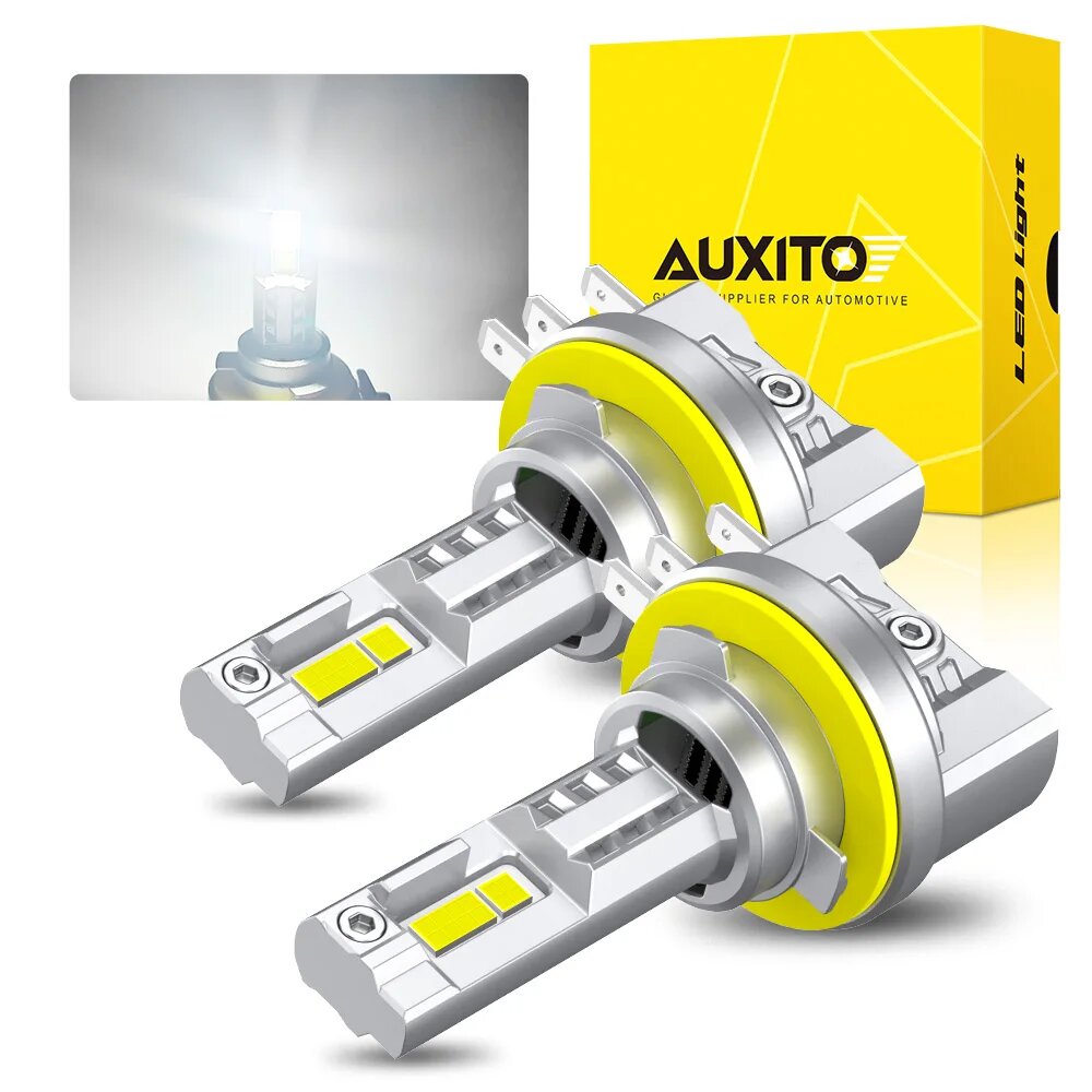 Автомобильные фары AUXITO, 2 шт, лм, H15, Canbus, без ошибок, DRL, фары для VW Golf 6, 7, Ford, Ranger, Skoda, Octavia, Fiat