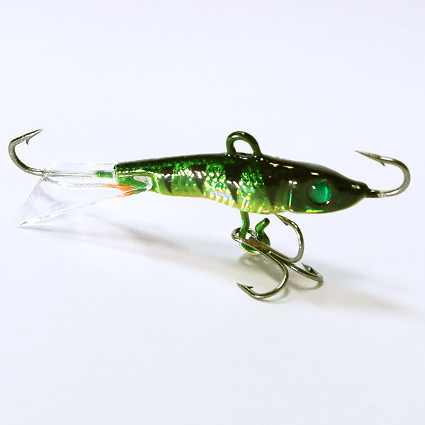 Набор зимних балансиров COLUMBIA Hunter 33мм/6гр, цвет (13, 15, 18) модель 7005 (тройник и крючки VMC) 3 шт.