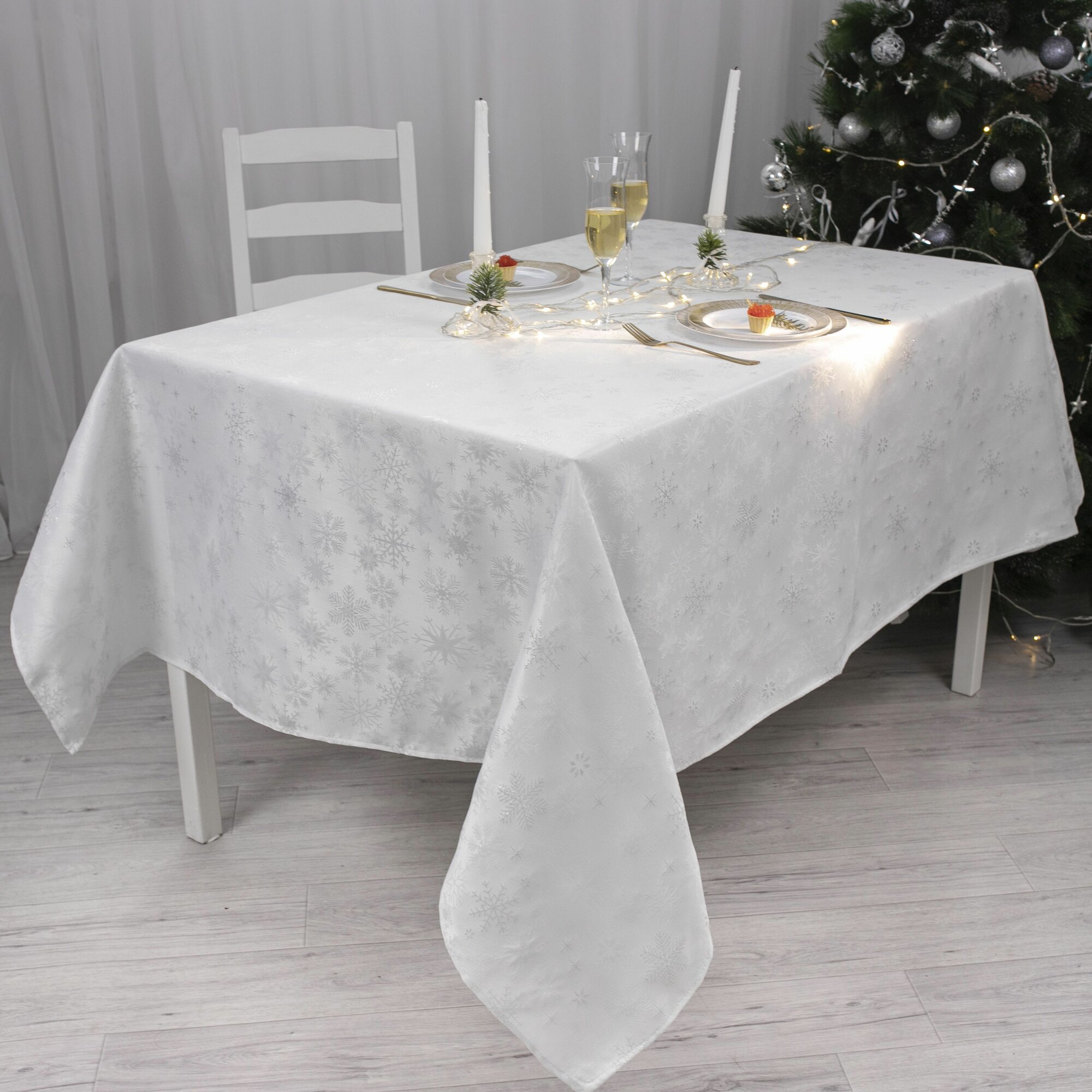 Скатерть Wellness прямоугольная на стол 220х150