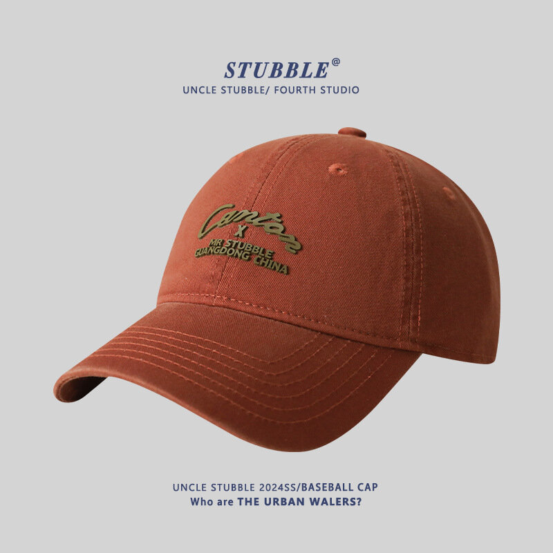 Высококачественная бейсболка для мужчин и женщин, универсальная кепка в корейском стиле с мягким верхом и широкими полями, закрывающими маленькое лицо, модная летняя шляпа от солнца