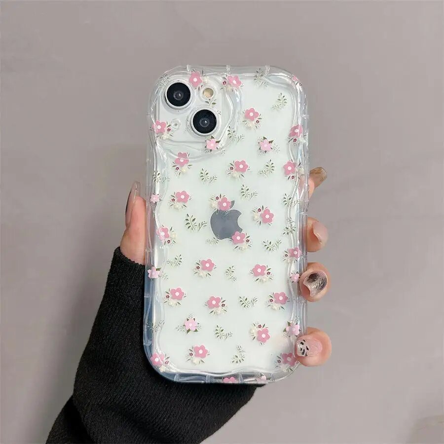 Чехол с объемными цветами для VIVO Y20 Y16 Y21 Y50 Y30 Y22S Y02S Y35 Y19 Y12S Y55 Y77 Y78 Y76 чехол для телефона Y85 Y93 Y36