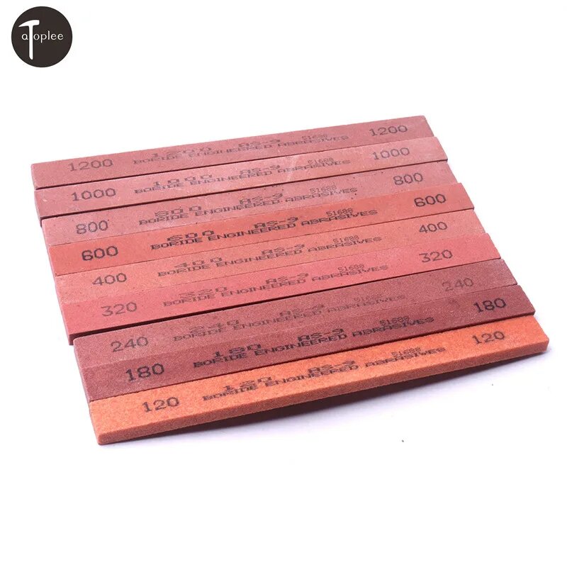 1 шт, зернистость 120/180/240/320/400/600/800/1000/1200, абразивный песок, белая корундовая точилка, полировка, масляный камень, нефрит, шлифовальный песок 240