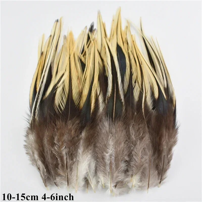 Натуральные перья фазана, павлина, петуха WyFeay 50 Piece, Size 10-15CM