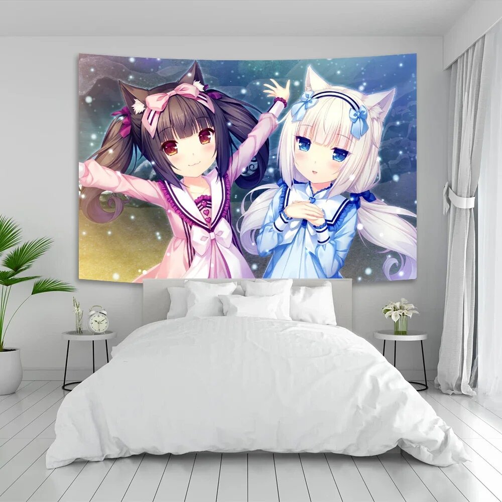 Аниме гобелен Nekopara 150x200см, цвет GT7-1005-006