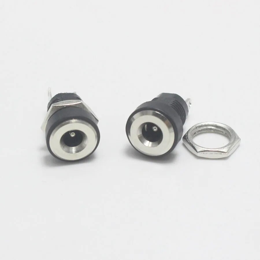 Разъем DC 3.5x1.35мм, Nickel Female, 5шт