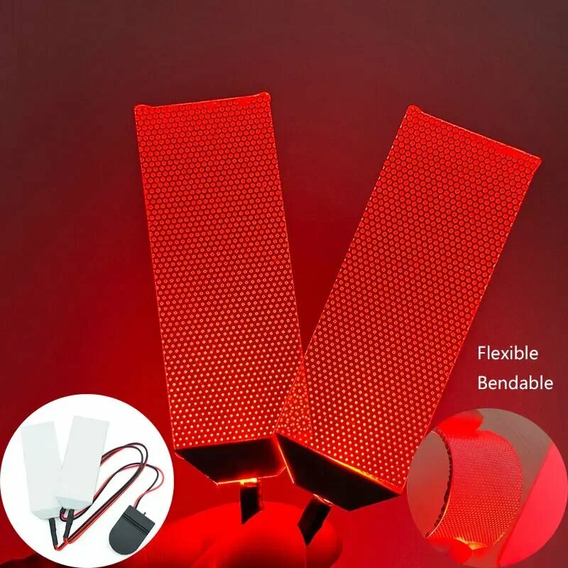 Гибкие светодиодные глаза для косплея CINESSD Красный, Red-2032