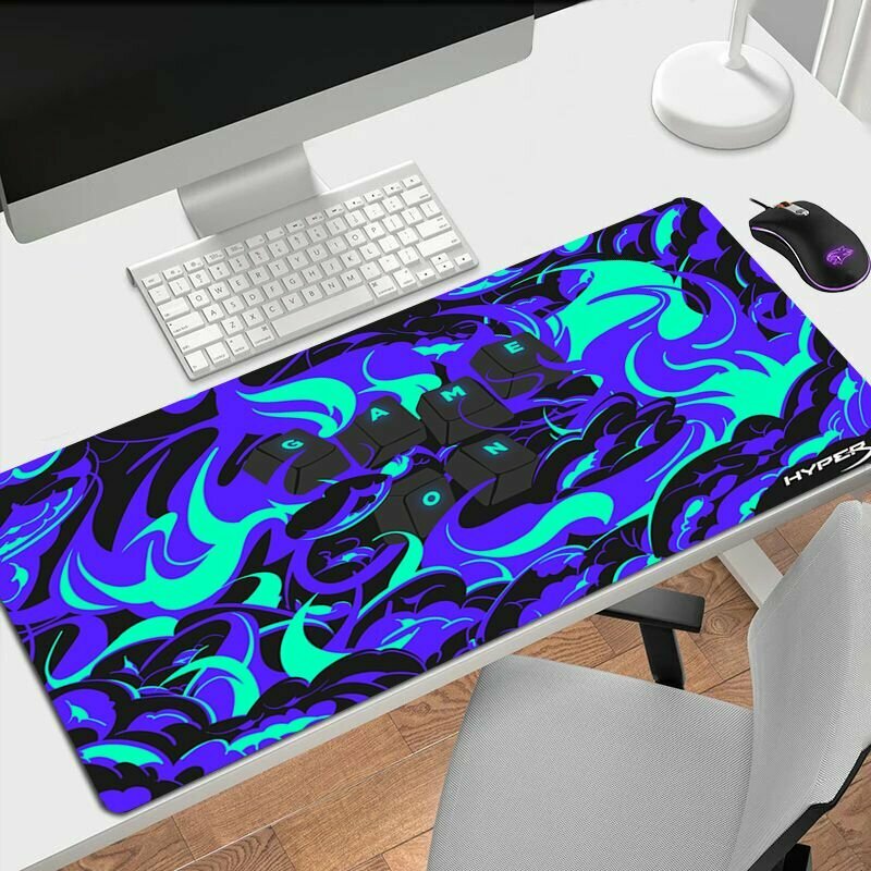 Коврик HyperX Gaming Desktop, для клавиатуры и мыши, нескользящее основание, 90см x 40см