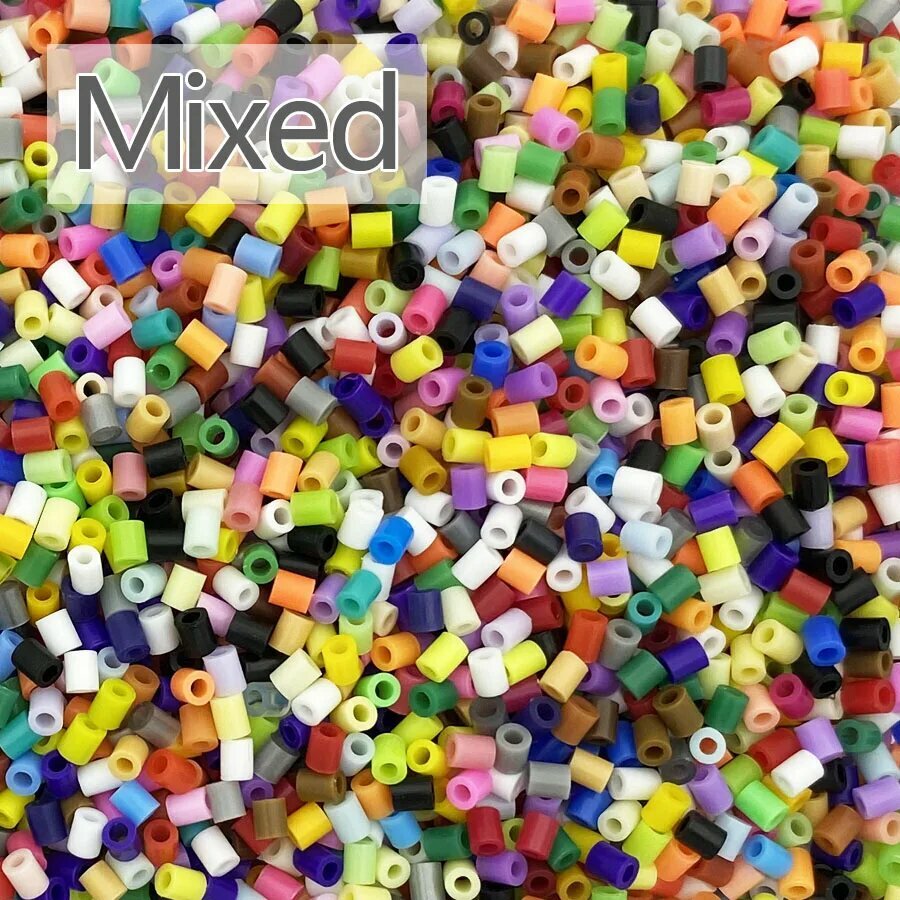 Бусины PUPUKOU 2,6 мм 1000 шт, 84 цвета Белый, Mixed