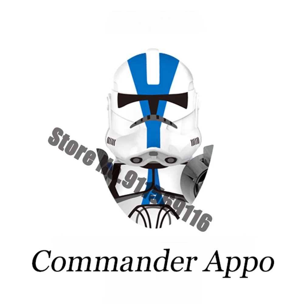 STAR WARS Лего Фигурки Клоны Синий, D-X632