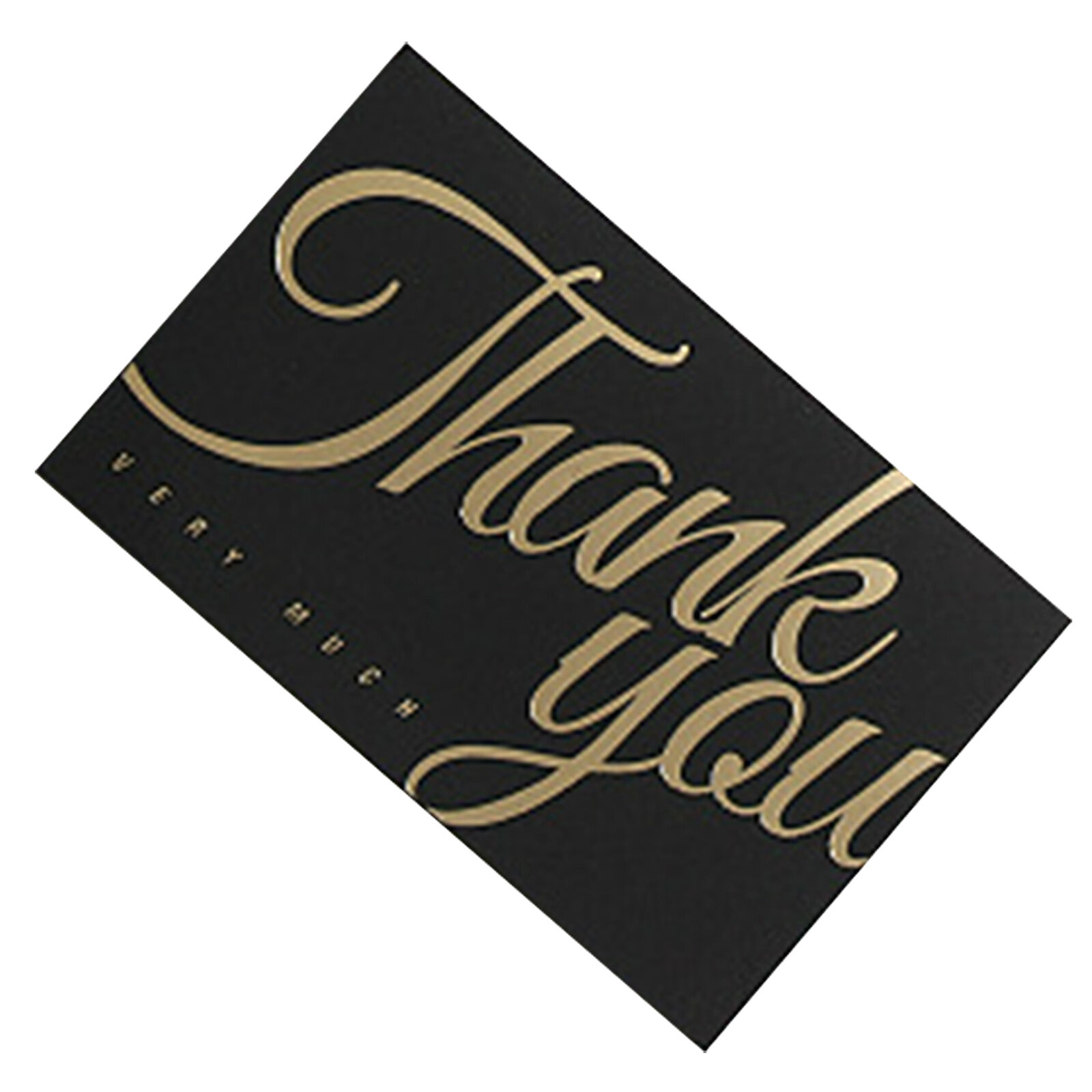 Черная бронзовая открытка на день рождения, спасибо тебе