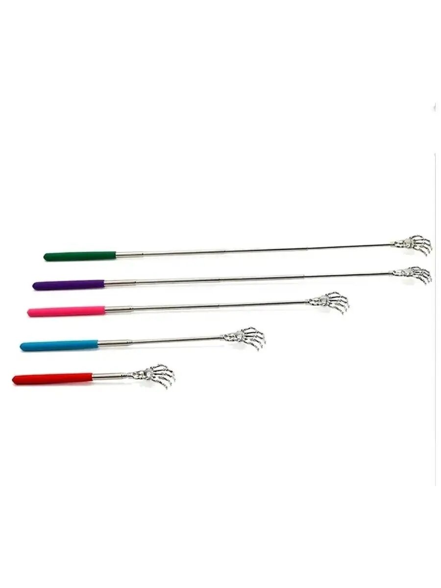 Чесалка СмеХторг «Медвежья Лапа», телескопическая, выдвижная, 60см, металл, пластик