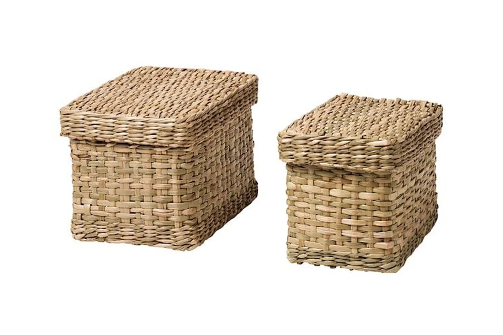LURPASSA IKEA 504.809.12 Коробки с крышкой 2 шт водоросли