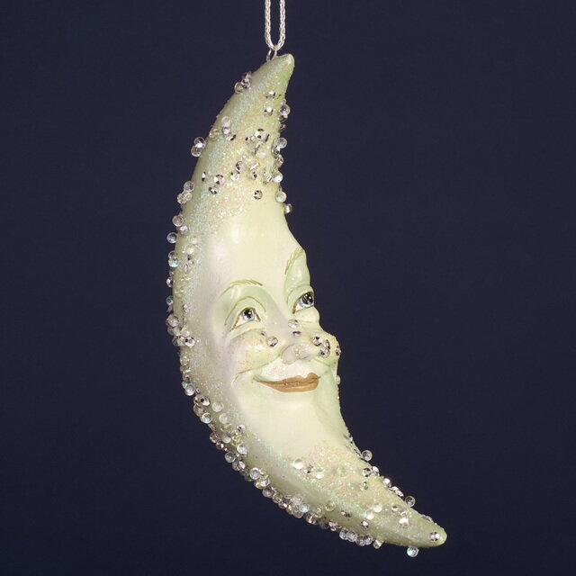 Елочная игрушка Месяц Моретти - Леганес 15 см, подвеска, Winter Deco, 2007567