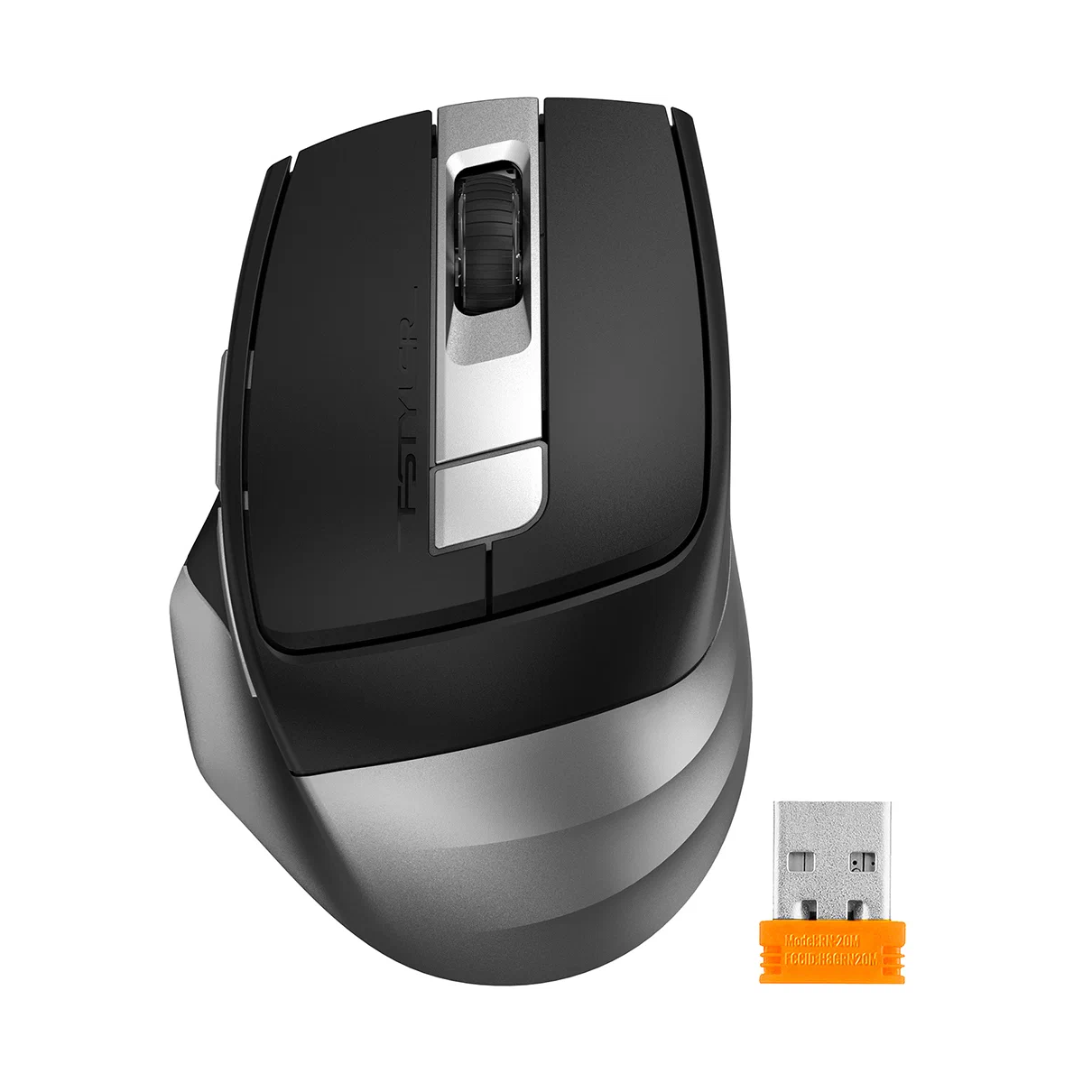 Мышь A4Tech Fstyler FB35C оптическая, беспроводная, USB, серый и черный
