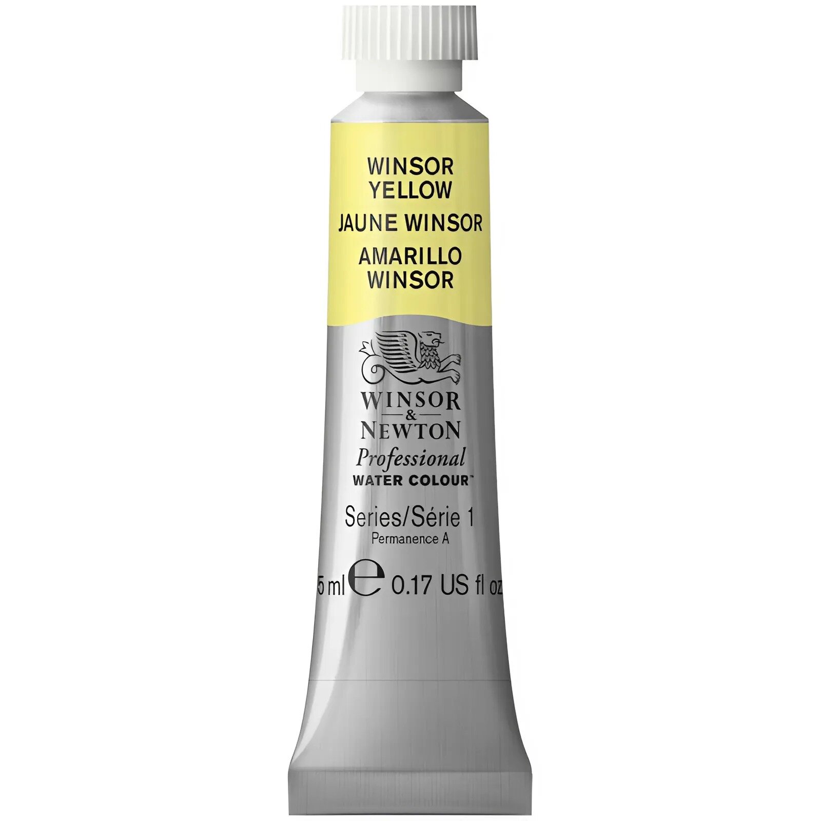 Акварель художественная Winsor&Newton "Professional", 5 мл, туба, сер.1 №730 желтый Винзор